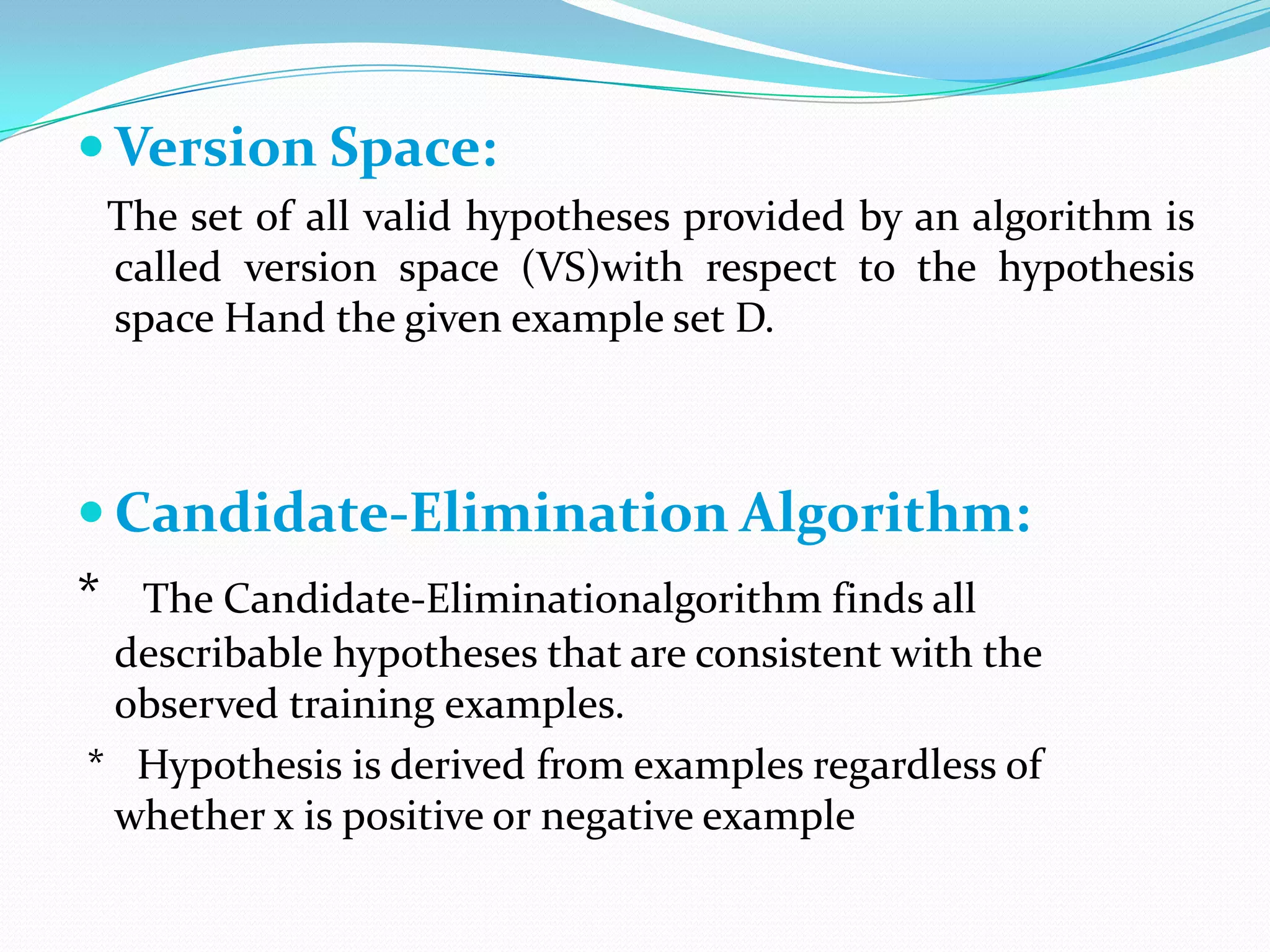 Concept learning | PPTX