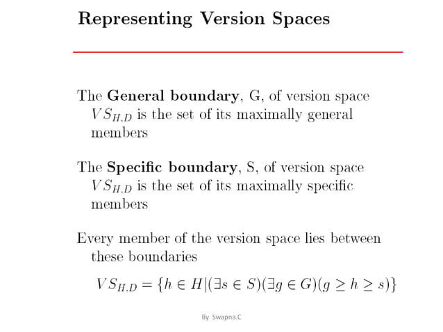 Concept learning and candidate elimination algorithm | PPTX