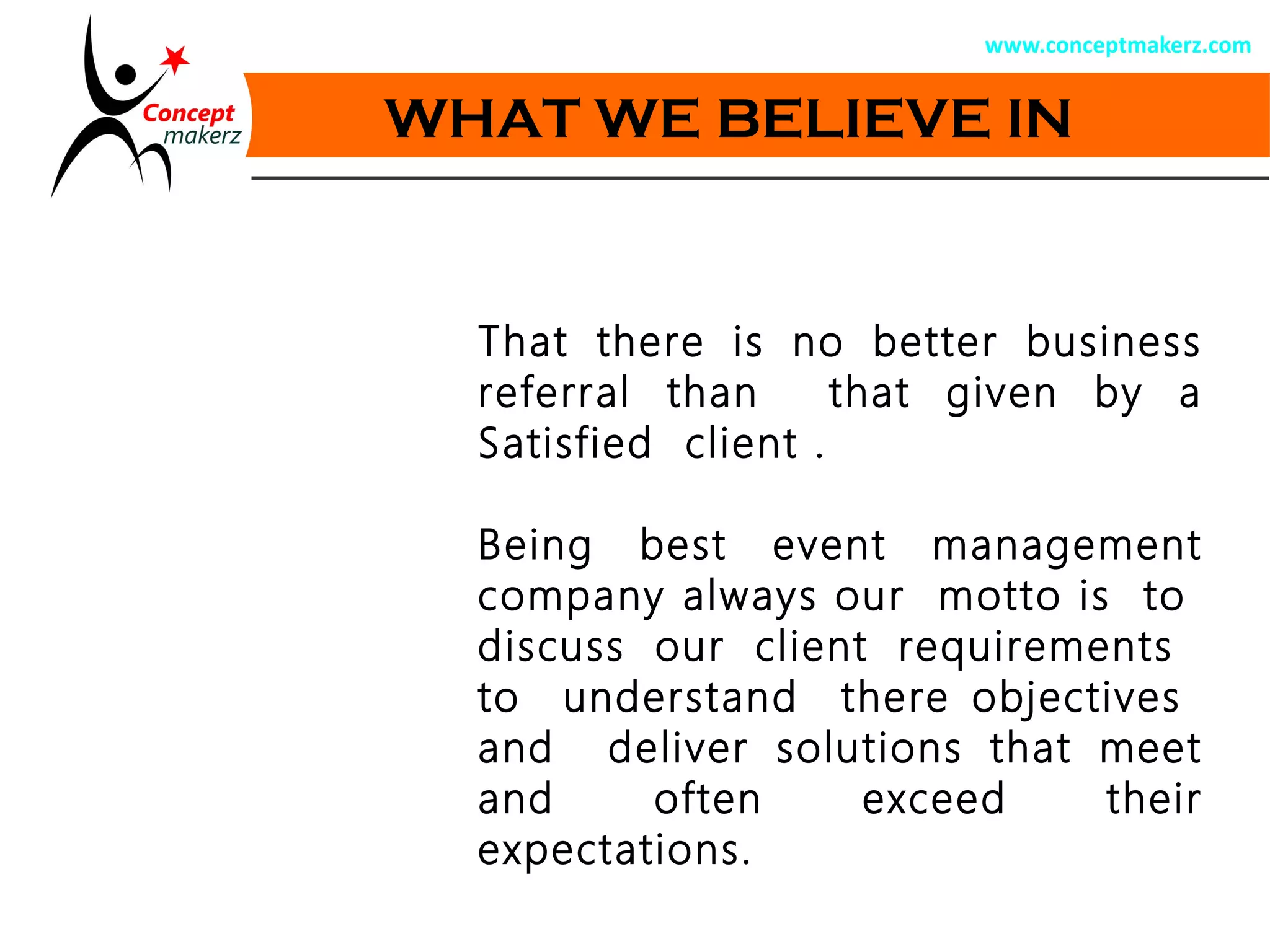 Event Management Company Profile | PPT