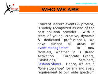 Event Management Company Profile | PPT