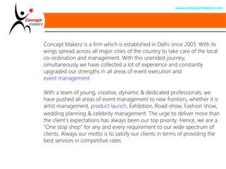 Event Management Company Profile | PPT