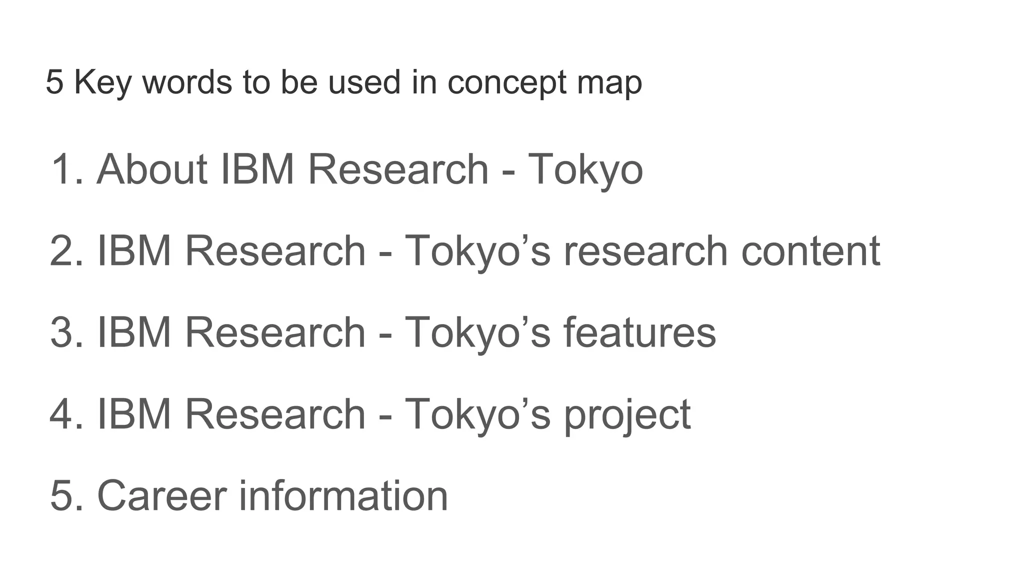 Concept map in IBM | PPTX