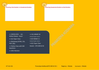 Concept map for Number system | PDF