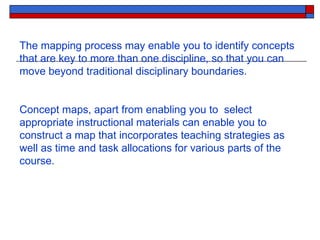 Concept map as the basis for curriculum development | PPT