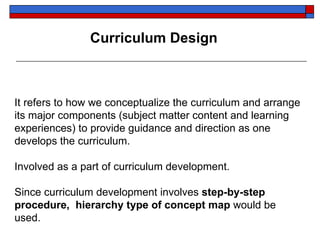 Concept map as the basis for curriculum development | PPT