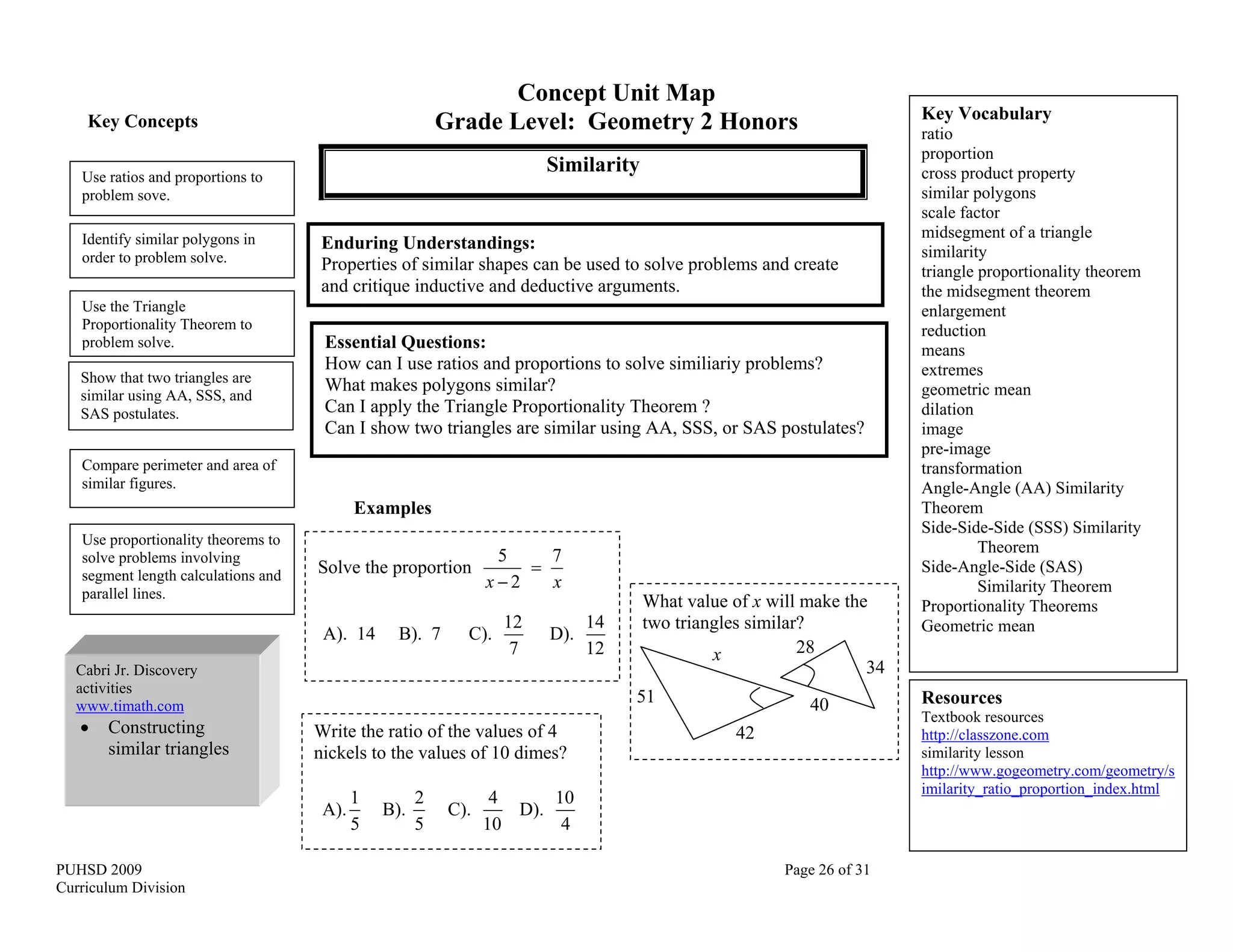 Concept map geometry | PDF | Geography | Science