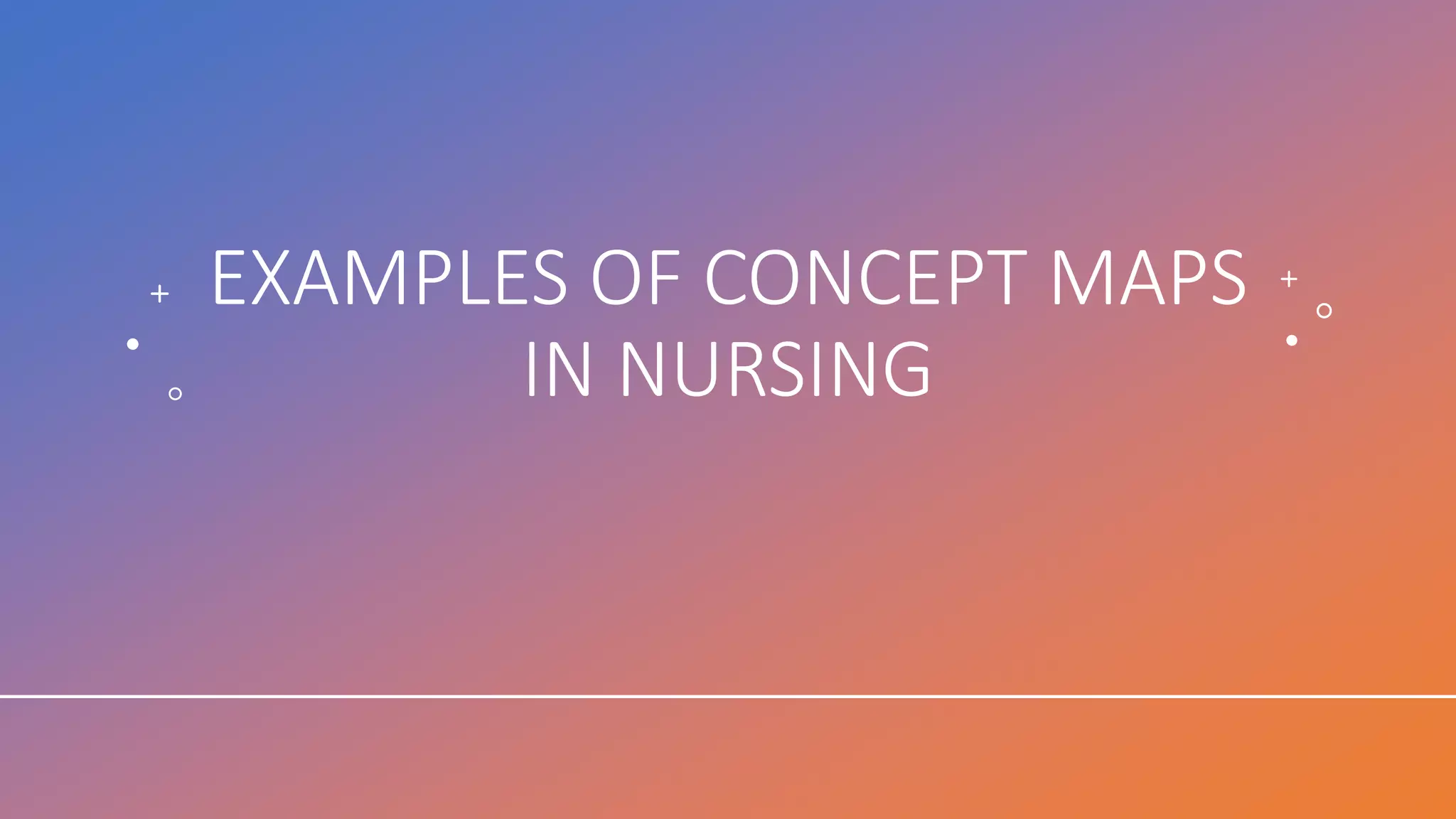 CONCEPT MAP IN NURSING | PPTX