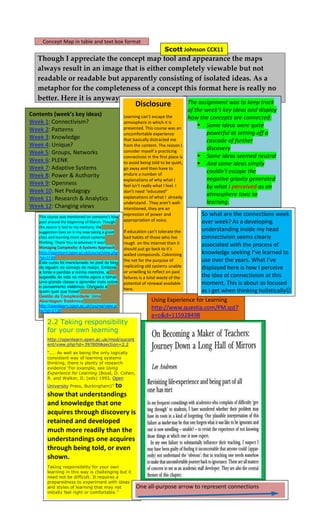 Concept map in table and text box format | PDF