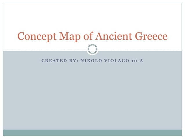 Concept Map of Ancient Greece | PPTX