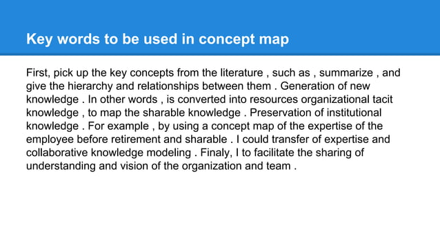 Concept mapping | PPT