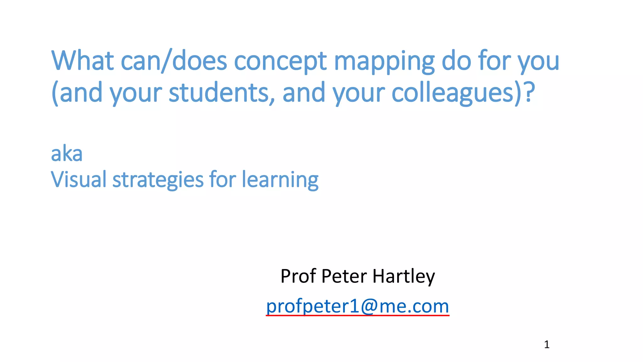Concept mapping intro march2020 | PPT