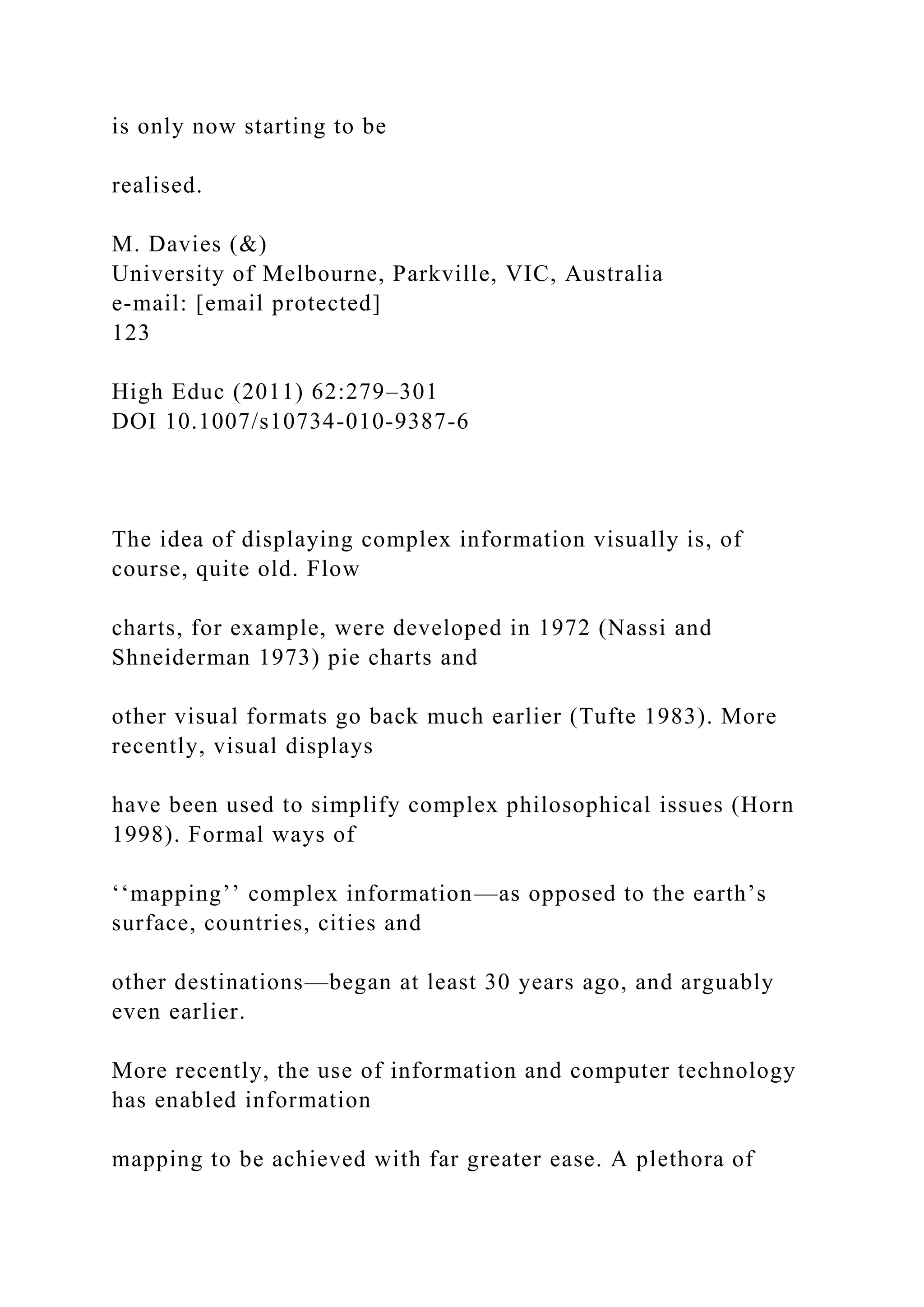 Concept mapping, mind mapping and argumentmapping what are .docx