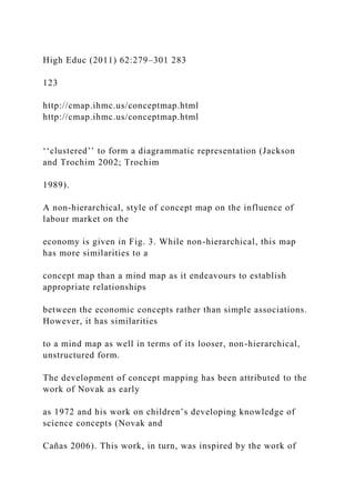 Concept mapping, mind mapping and argumentmapping what are .docx