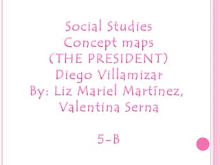 Concept Map (The President) | PPTX