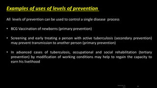 Concept and Modes of Intervention for Disease Prevention | PPTX