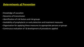 Concept and Modes of Intervention for Disease Prevention | PPTX