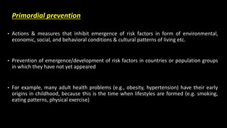 Concept and Modes of Intervention for Disease Prevention | PPTX
