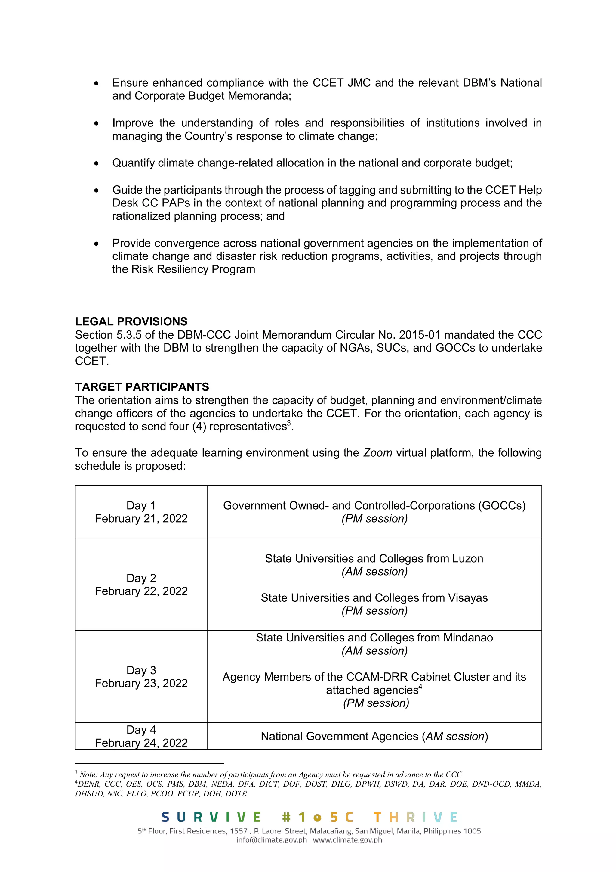Concept note annual ccet orientation 2022 | PDF | Environment | Science