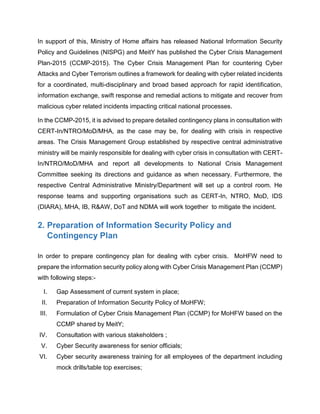 Computer Emergency Response Team for Health Care Sector (CERT-H) | PDF