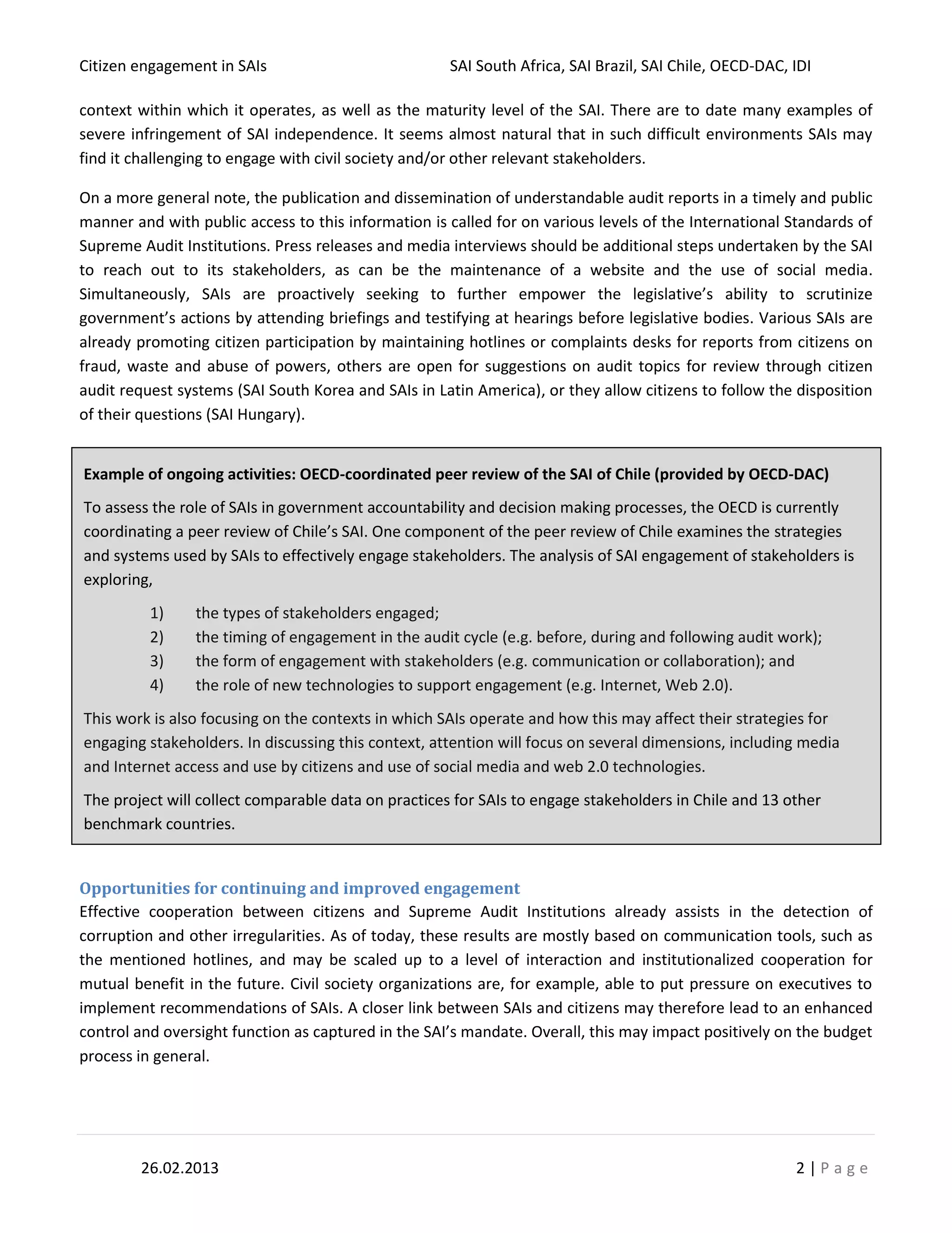 Concept notes on accountable and inclusive institutions | PDF