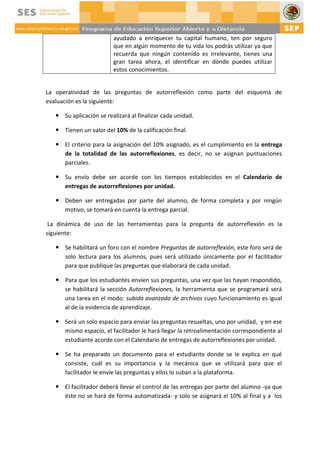 Concepto autorreflexion alumno | PDF