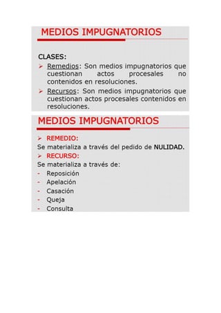 Concepto basico de impugnacion | DOCX