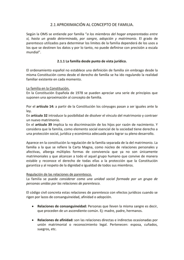 Concepto de familia | PDF