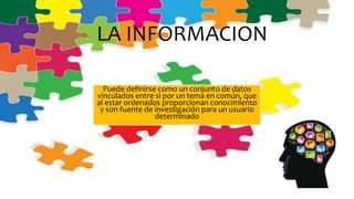 Concepto de información | PPTX