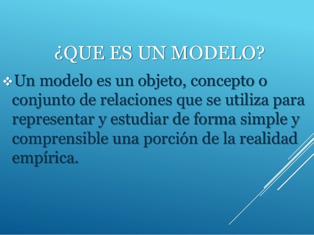Concepto de modelo
