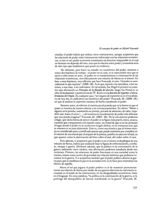 Concepto de poder. focault | PDF