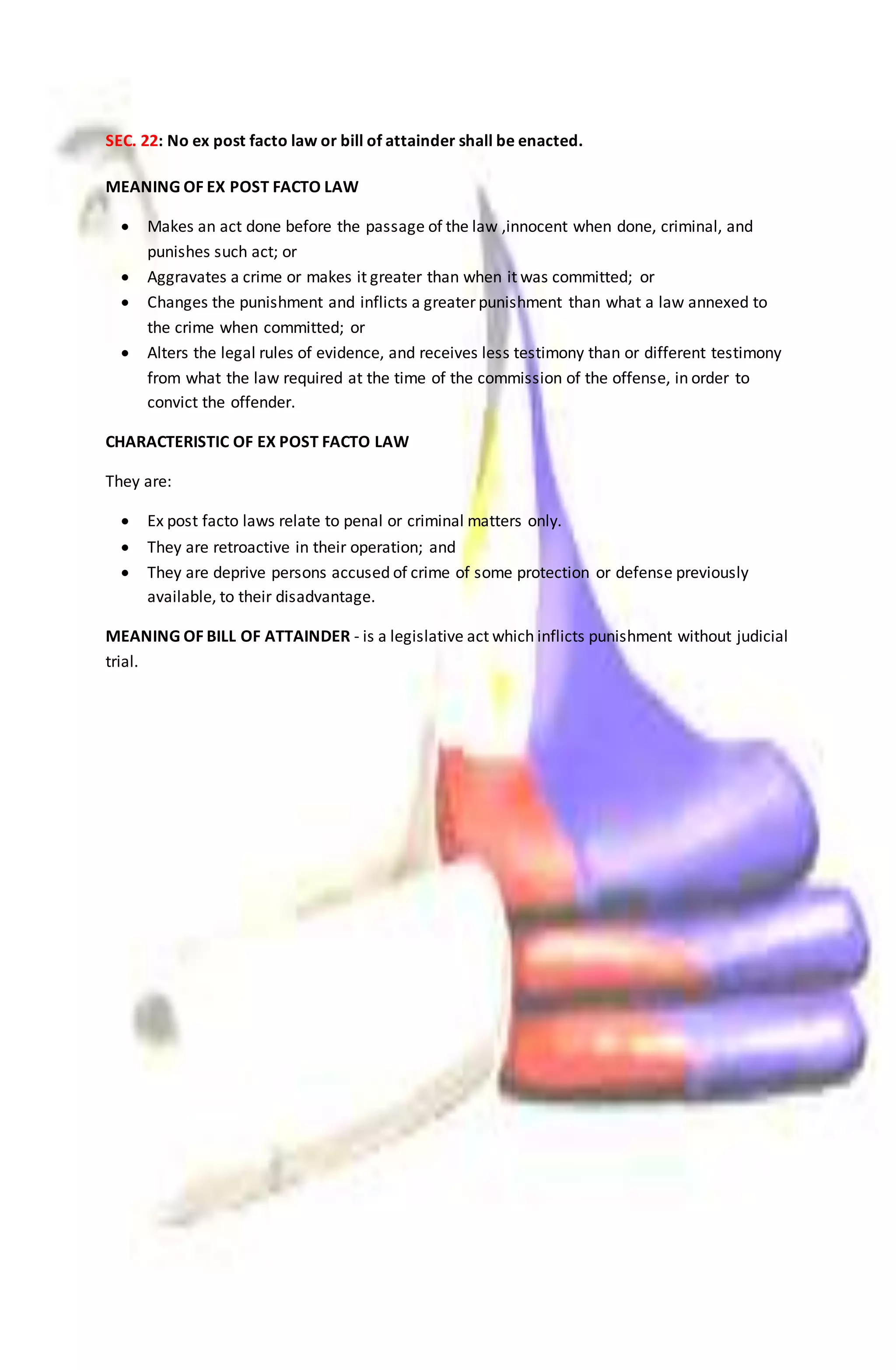 Concept of Bill of Rights (Philippines) | DOCX