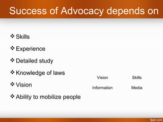 Concept of advocacy | PPT