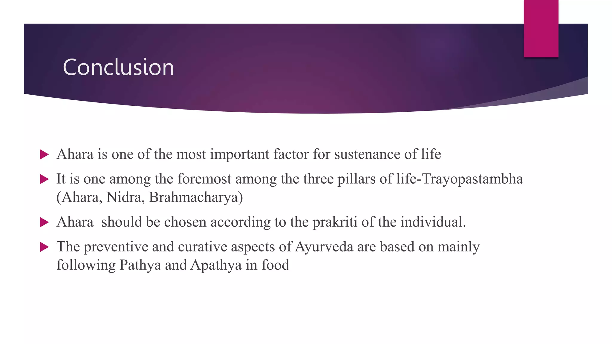 Concept of Ahara (Diet) in Ayurveda (1).pptx