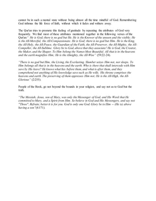 Concept of Allah in islam | PDF