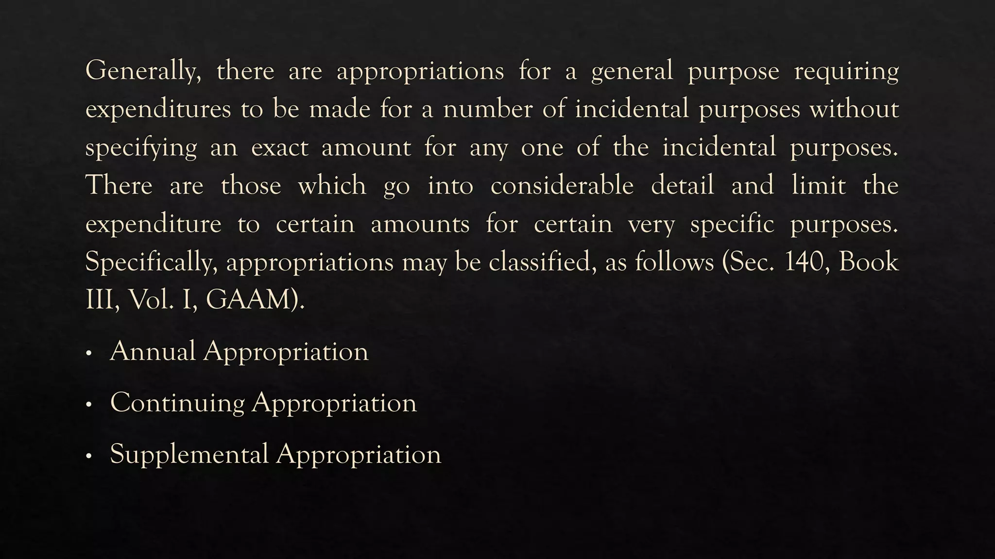 Concept of appropriation, allotment and obligations | PDF