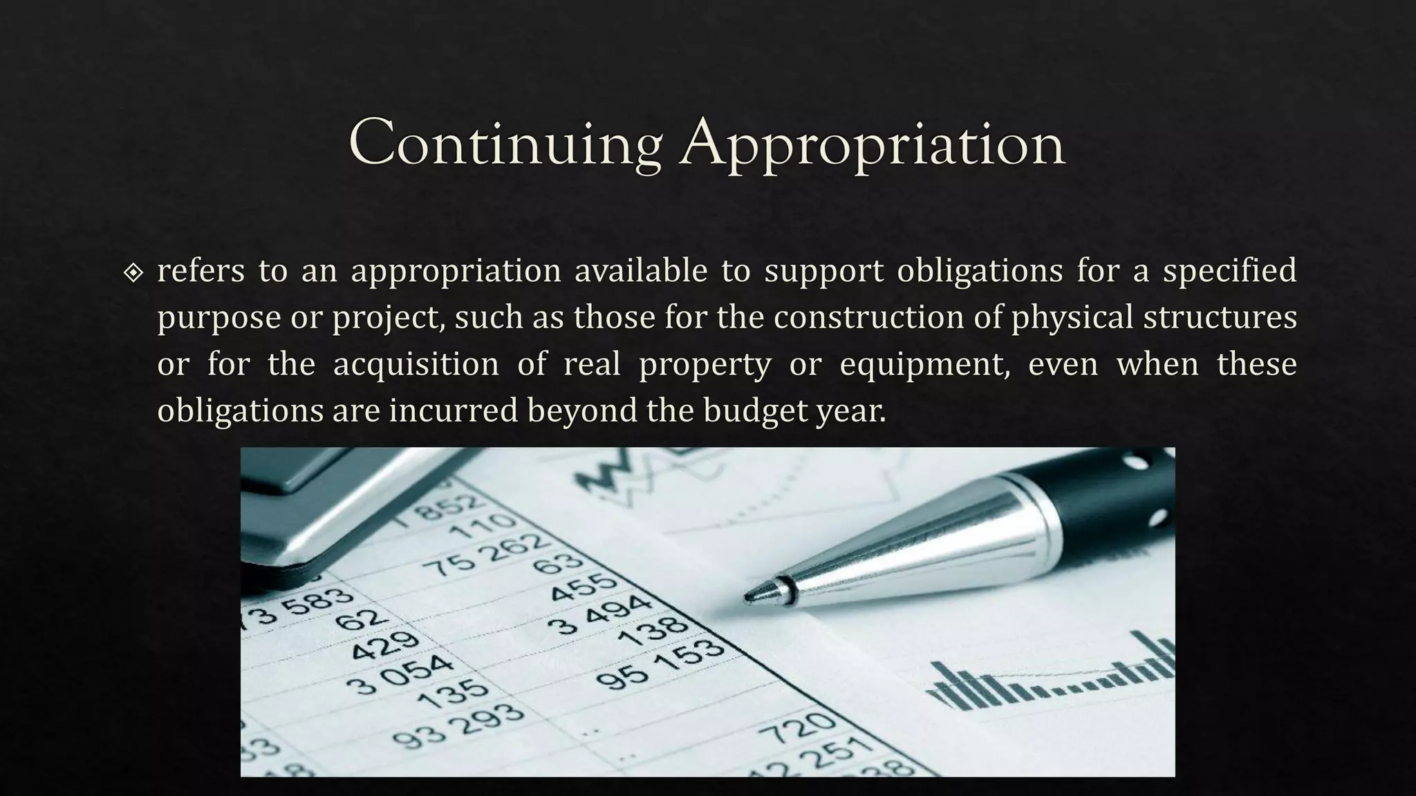 Concept of appropriation, allotment and obligations | PDF