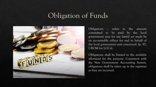 Concept of appropriation, allotment and obligations | PDF