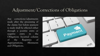 Concept of appropriation, allotment and obligations | PDF