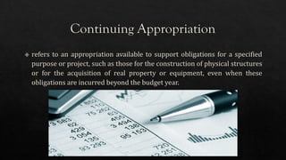 Concept of appropriation, allotment and obligations | PDF