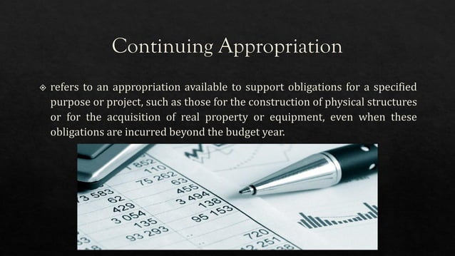 Concept of appropriation, allotment and obligations | PDF | Law