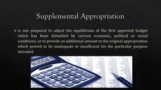 Concept of appropriation, allotment and obligations | PDF