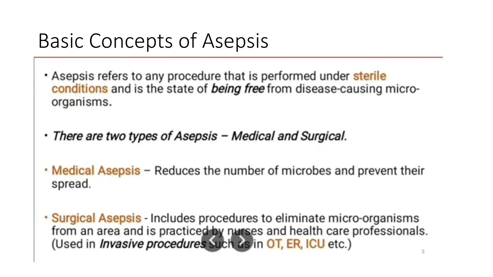 Concept of Asepsis(6).pptxiiwiwiwiwiiwiwkw | PPTX | Infectious Diseases ...