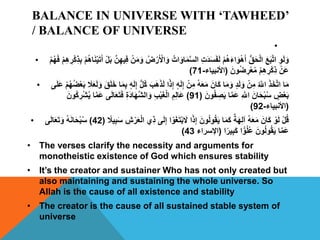 Concept of balance in islam | PPTX