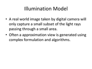 Concept of basic illumination model | PPT
