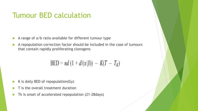 Concept of bed in radiobiology | PPTX