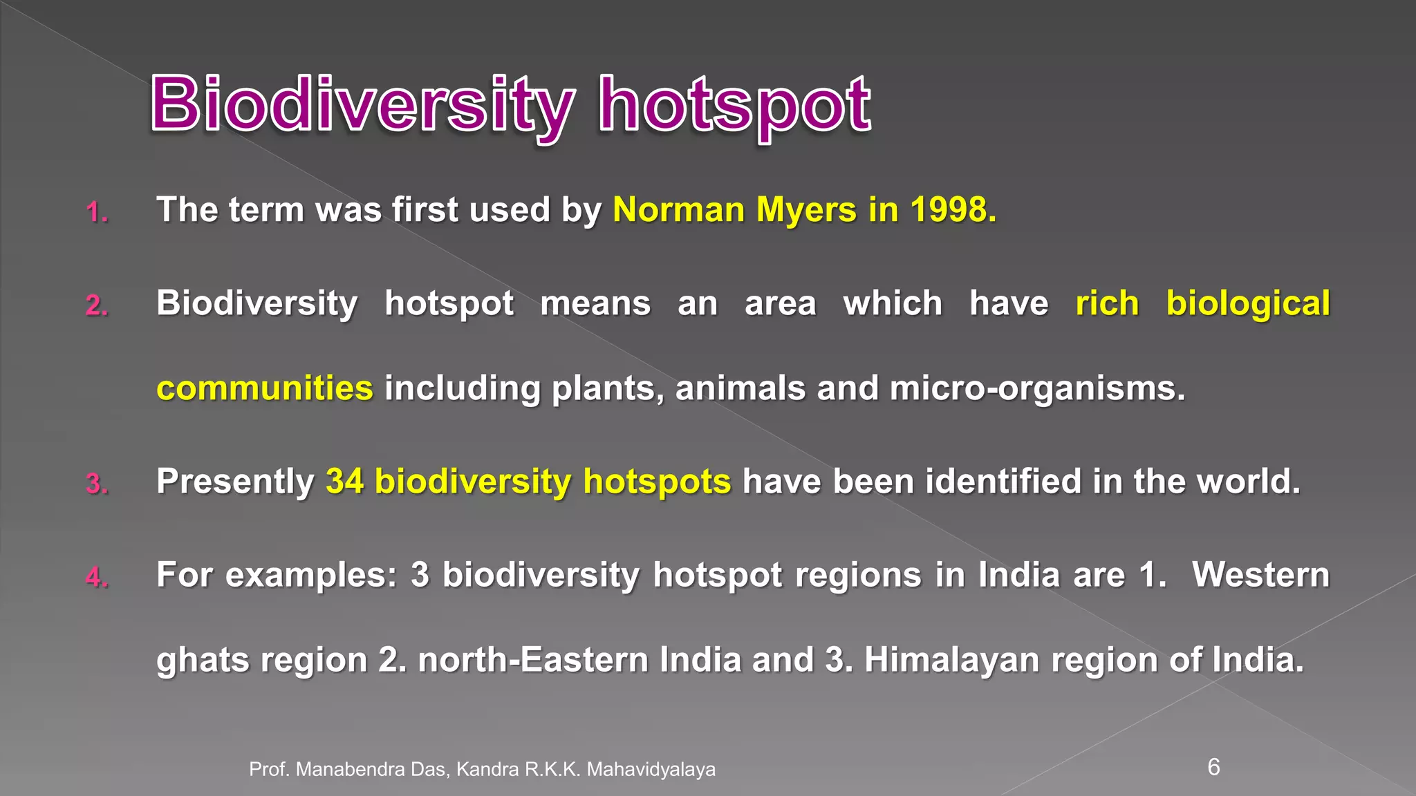 Concept of biodiversity | PPTX