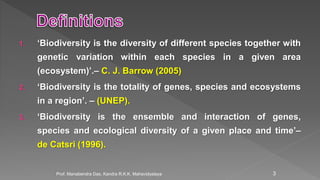 Concept of biodiversity | PPTX