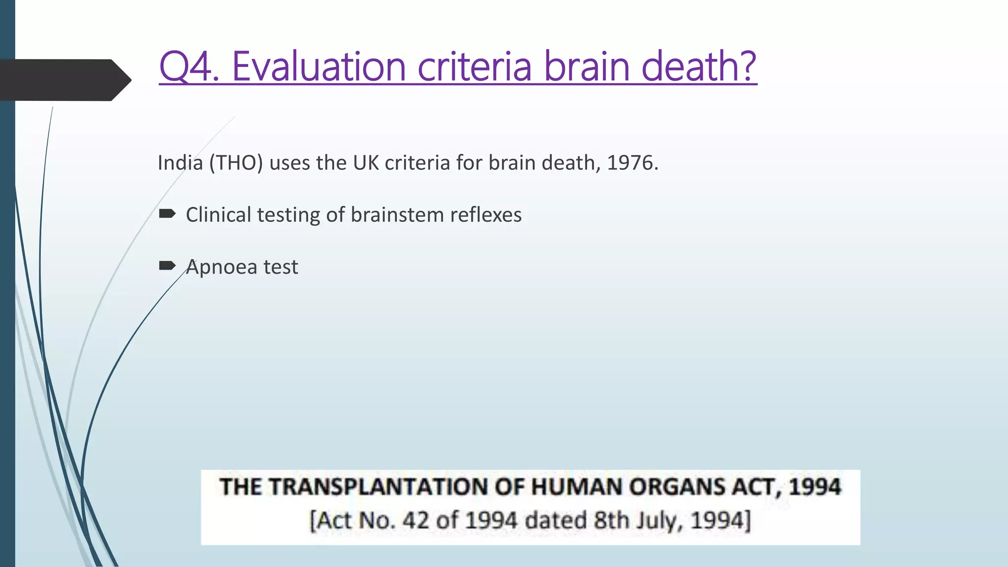 The concept of Brain Death | PPT