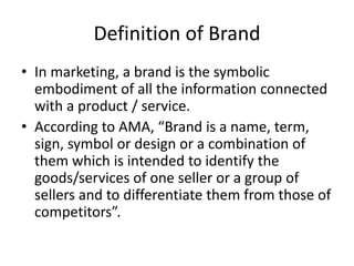 Concept of brand | PPTX