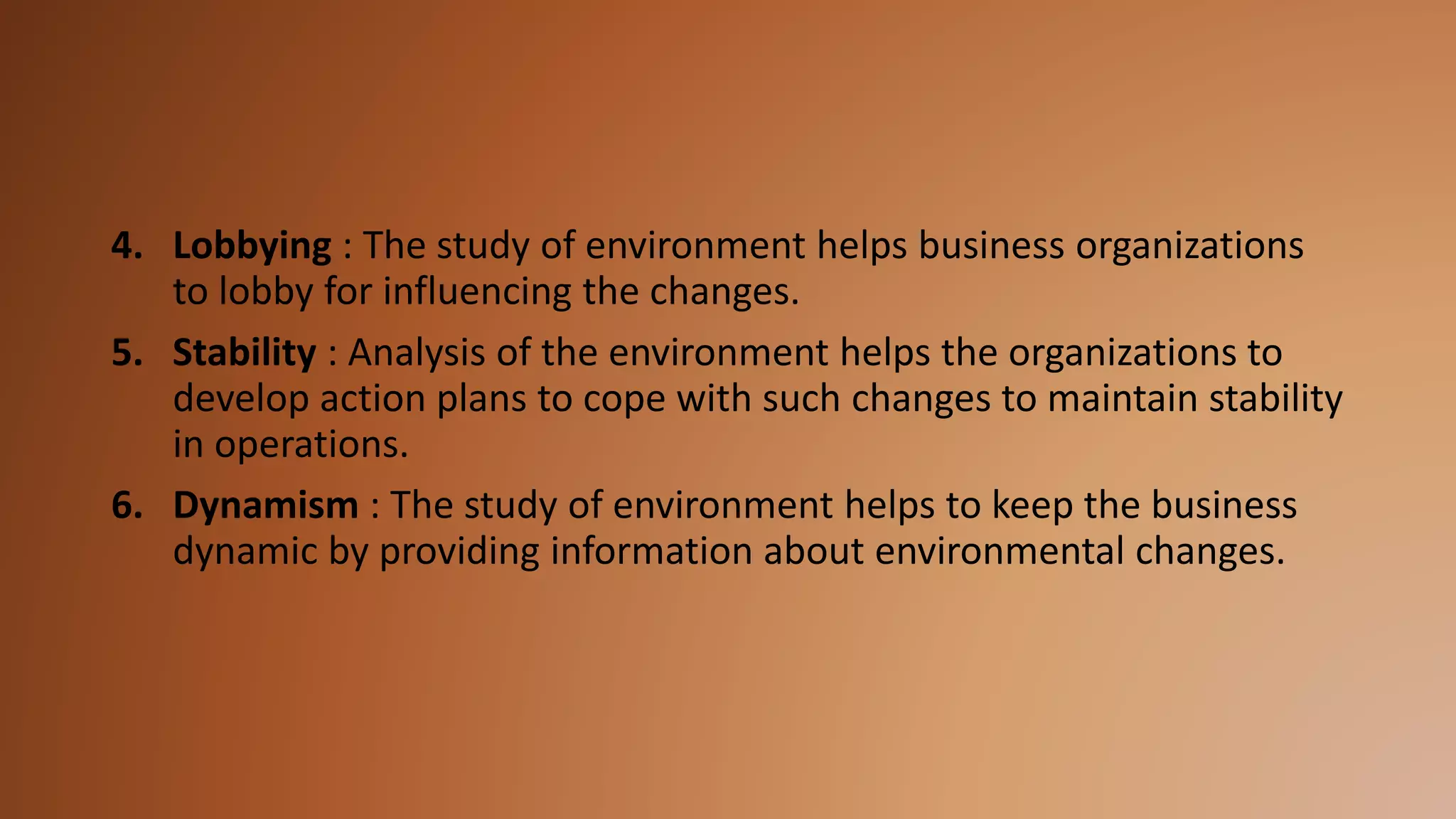 Concept of business environment | PPTX